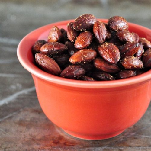 Chili Toasted Almonds - The Creekside Cook