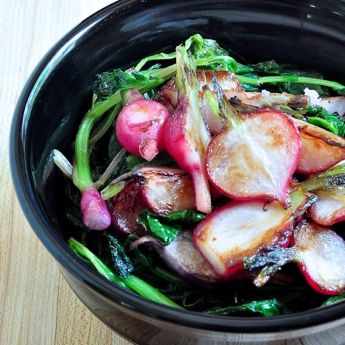 Sauteed Radishes with Sea Salt & Lime - The Creekside Cook
