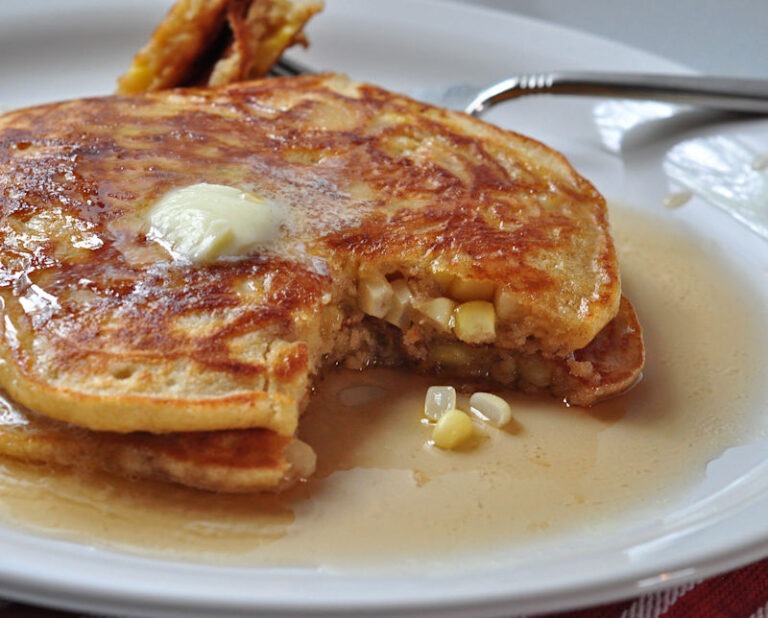 Sweet Corn Pancakes - The Creekside Cook