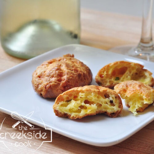 Herbed Cheese Gougères - The Creekside Cook