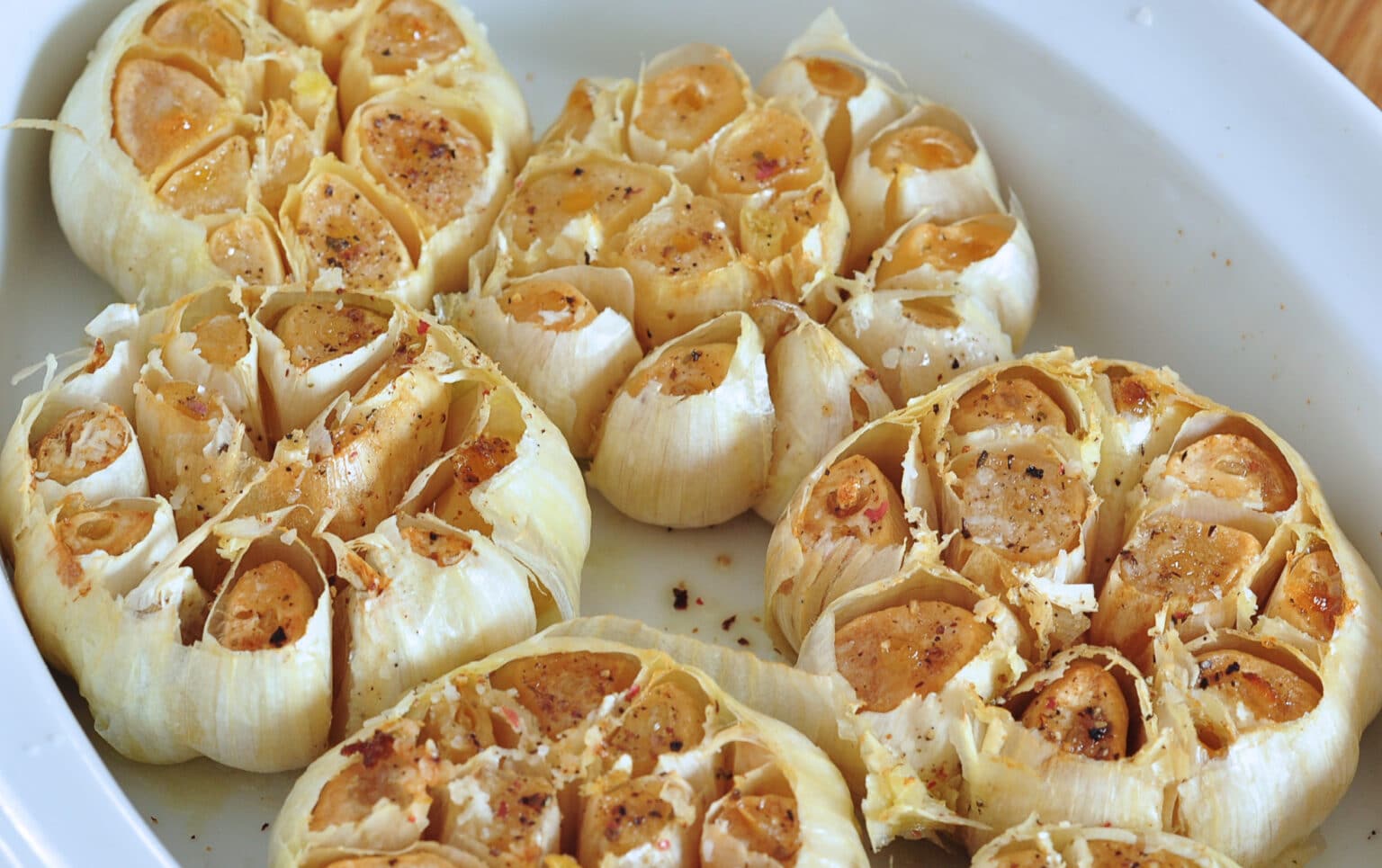 Caramelized Broccoli with Roasted Garlic Vinaigrette